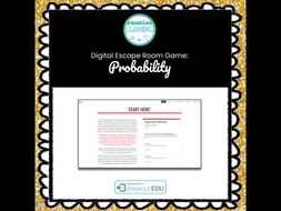 Digital Probability Customizable Escape Room / Breakout Game | Teaching ...