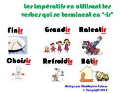 French: The imperative using '-ir' verbs (Key Stage 3) | Teaching Resources