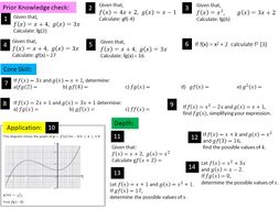 Functions, Composite & Inverse | Teaching Resources