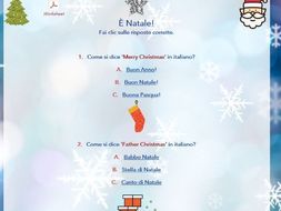 Italian Christmas Quiz | Teaching Resources