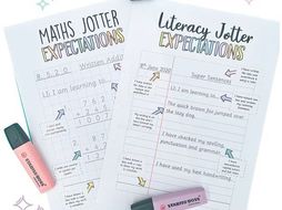 Jotter Expectations Posters | Teaching Resources