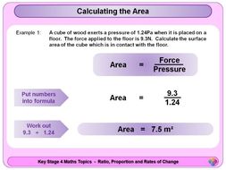 Pressure, Force and Area KS4 | Teaching Resources