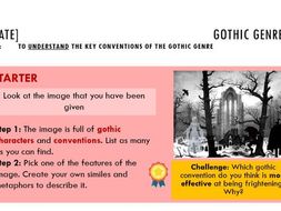 Creative Writing - Gothic Genre | Teaching Resources